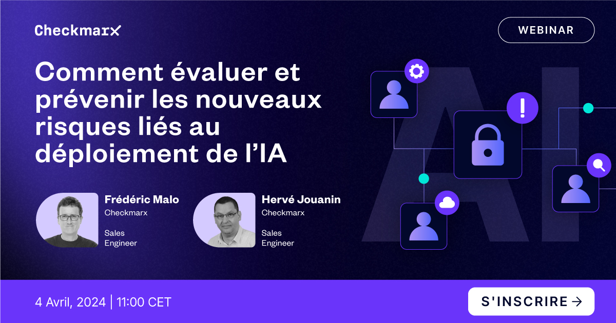 Webinar Checkmarx Check AI in French 2024